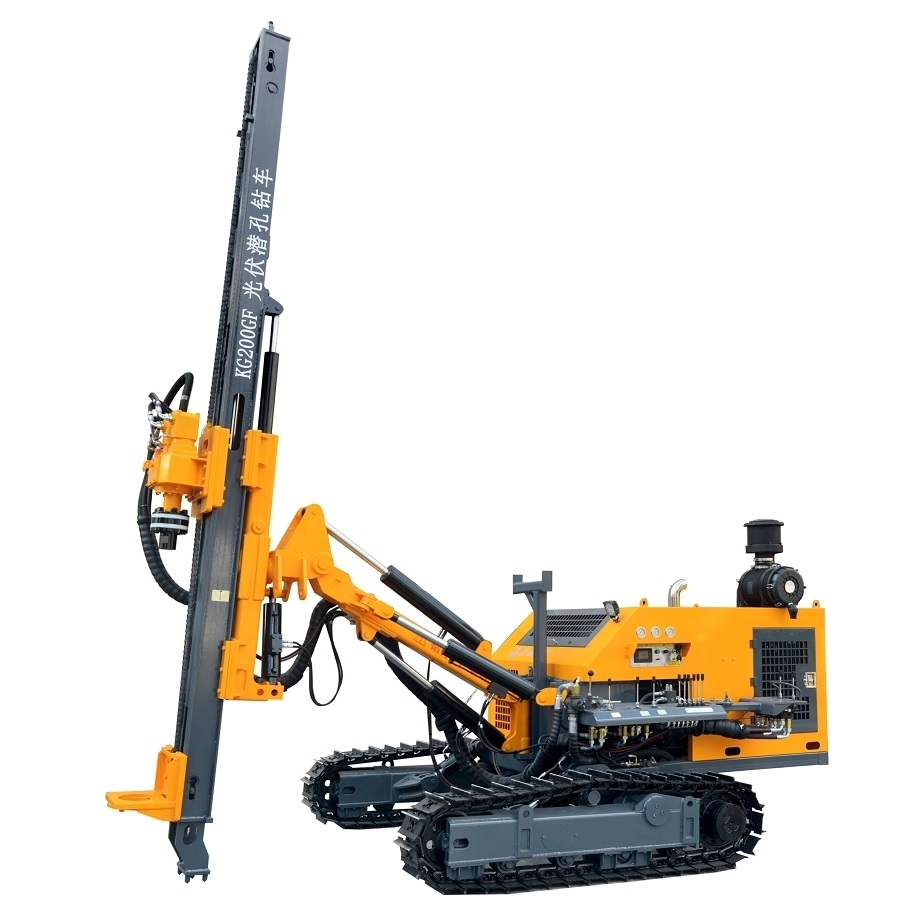 KG200GF Photovoltaic down-the-hole crawler drilling rig-Photovoltaic ...