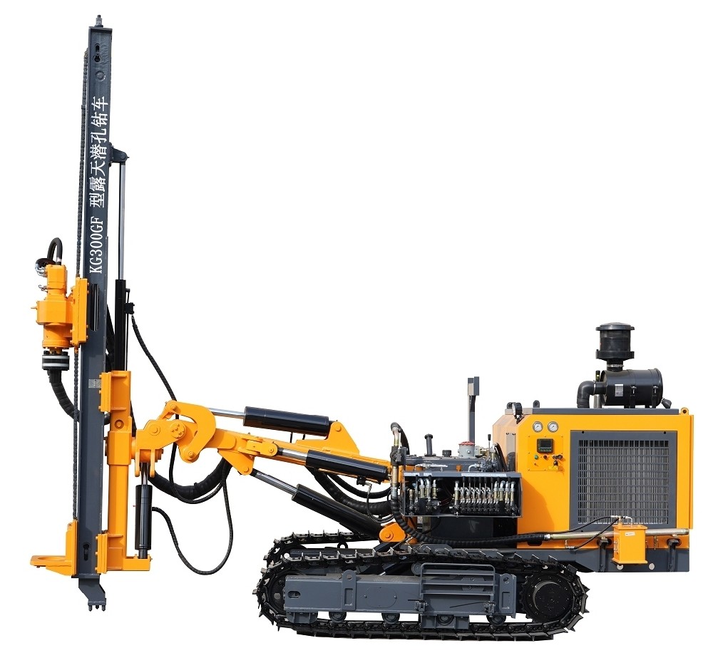 KG300GF Photovoltaic down-the-hole crawler drilling rig-Photovoltaic ...